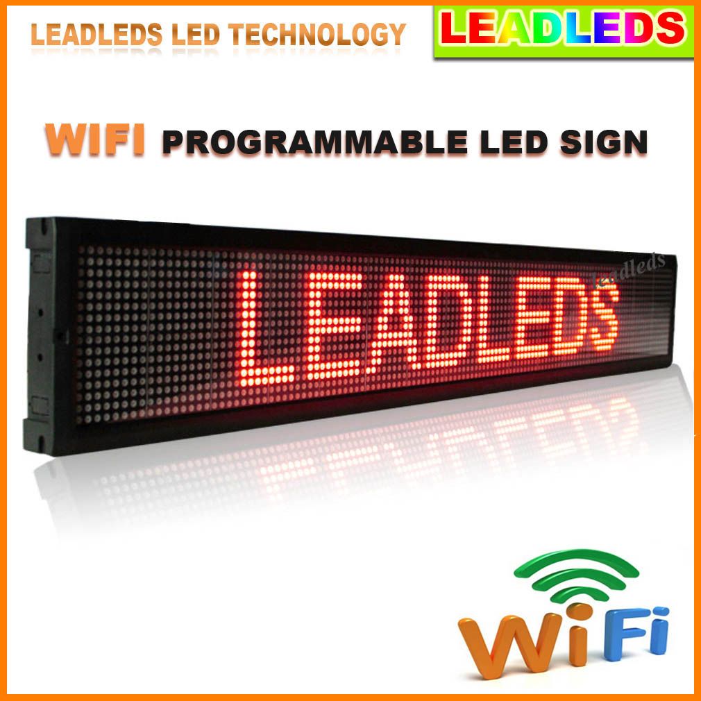 Wifi Programmable LED Scrolling Message Sign Board Wifi Programmable LED Scrolling Message Sign Board