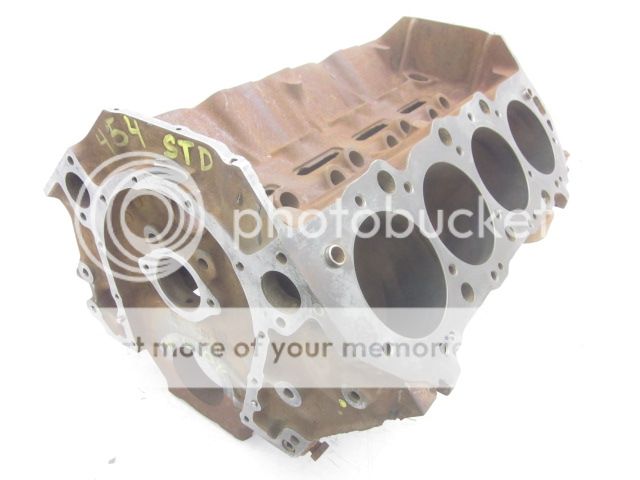 Chevy OEM Big Block 454 Bare Engine Block 2 Bolt STD Bore 7.4 14015445 ...