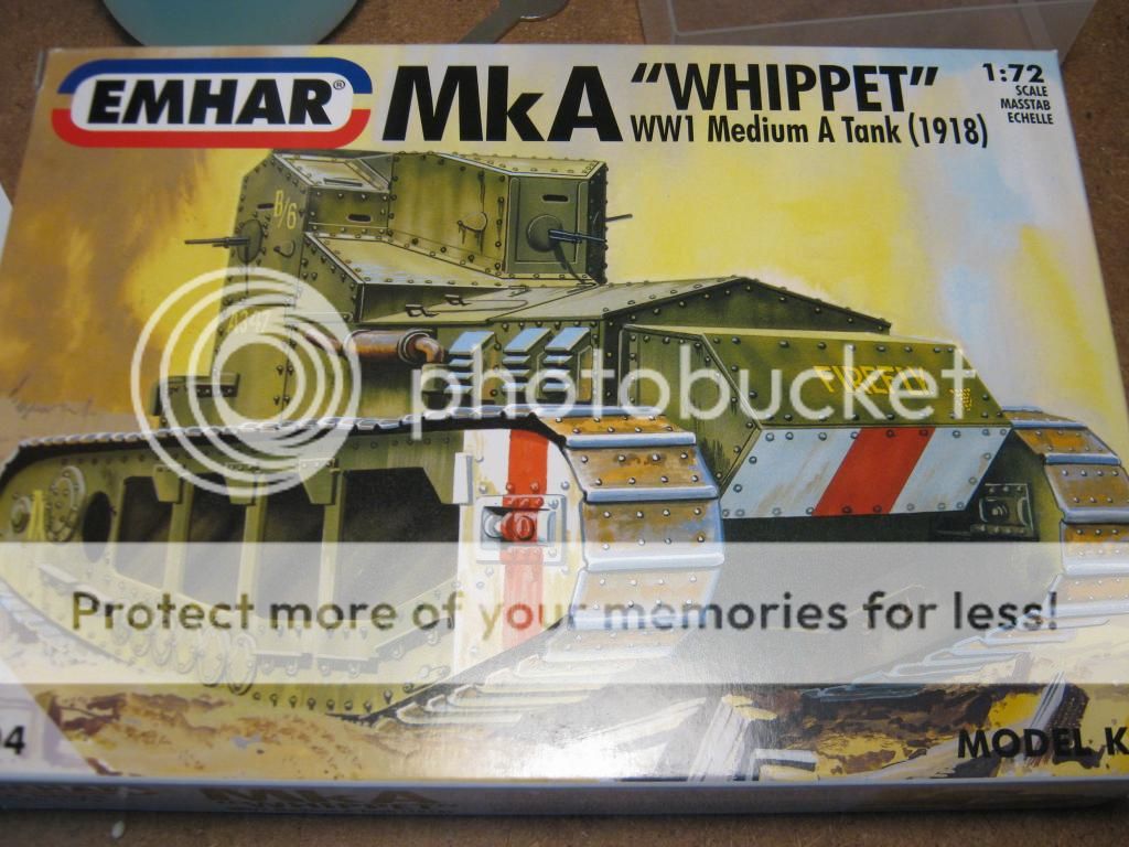 Emhar 1/72 MkA Whippet - Caesar II *Done and Done* - World War One ...